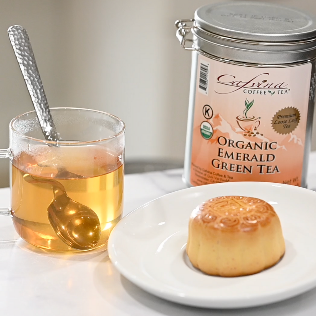 Organic Emerald Green Tea – Cafvina Coffee & Tea