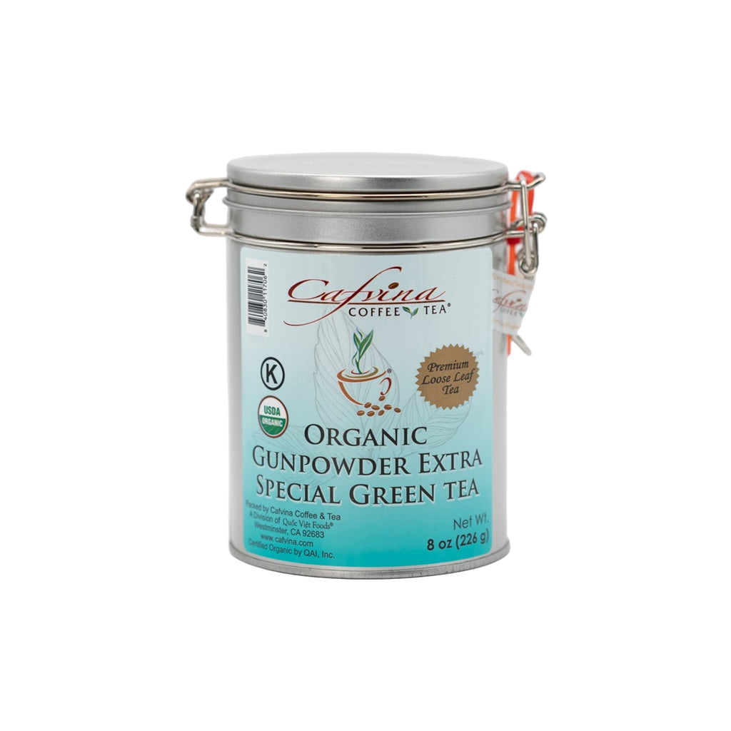 Organic Gunpowder Extra Special Green Tea – Cafvina Coffee & Tea
